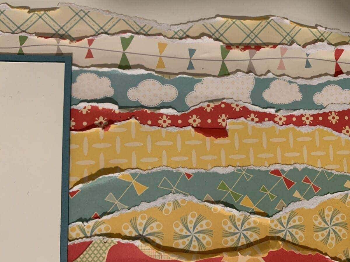 Torn Paper Scrapbook Layout (Perfect For Beginners) - Scrapbooking Bee